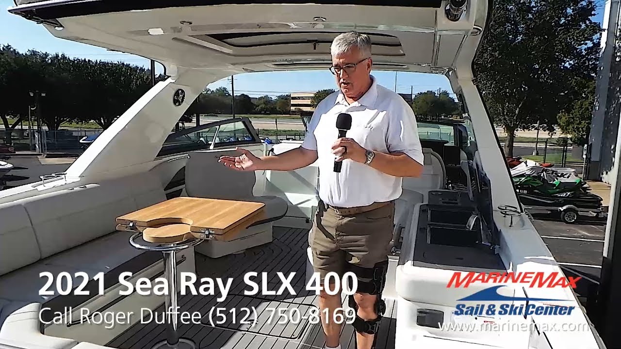 2021 Sea Ray SLX 400: The Entertainer - YouTube