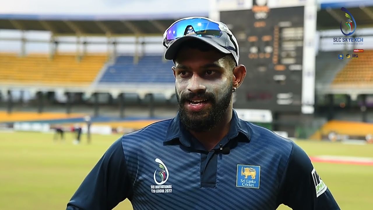 Get to know Thanuka Dabare | SLC SkyExch Invitational T20 League - YouTube