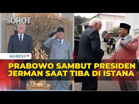 [FULL] Presiden Prabowo Sambut Presiden Jerman Frank-Walter Steinmeier saat Tiba di Istana