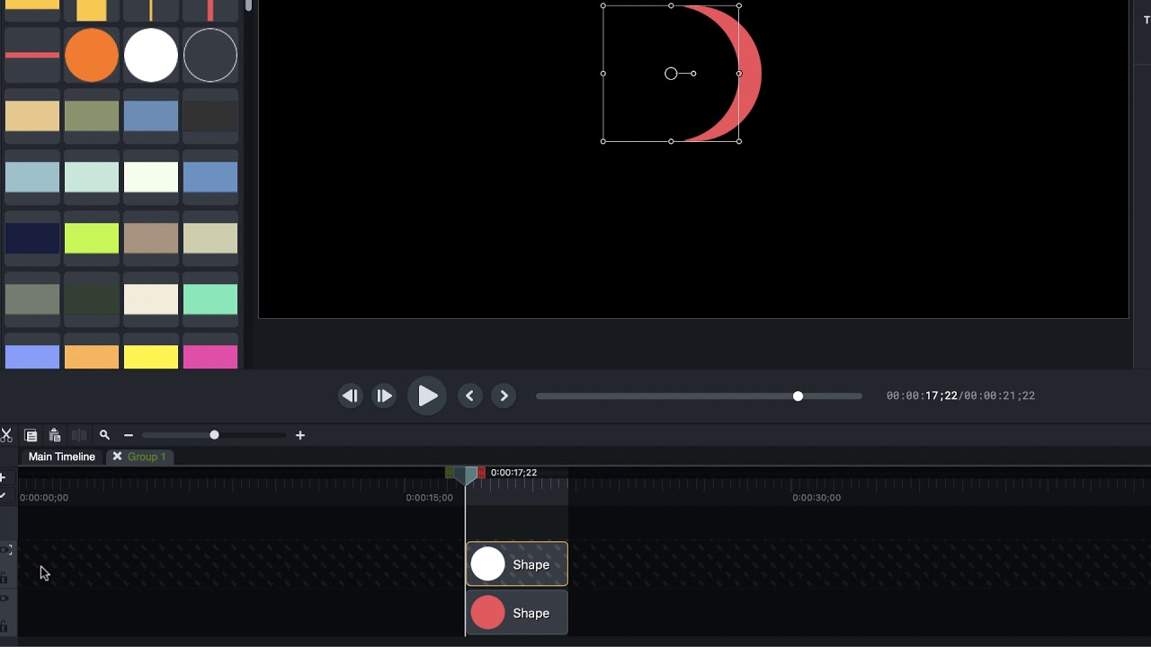 Create Custom Shape Using Track Mattes - YouTube