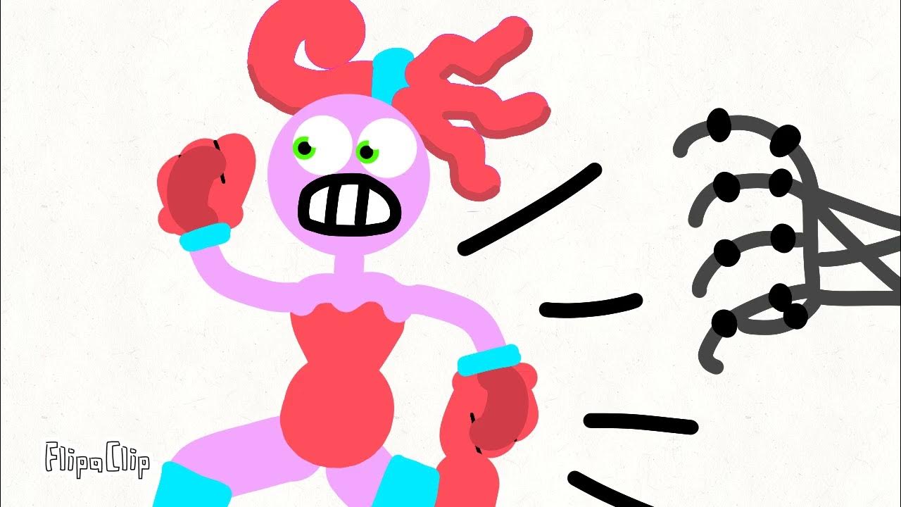 Mommy long legs vs mussoumano animado - YouTube