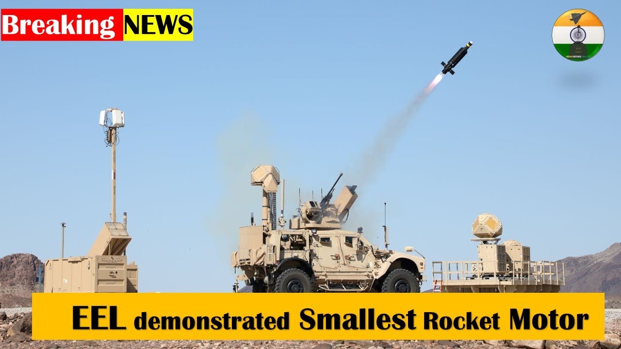 #breakingnews EEL demonstrated smallest rocket motor being developed ...