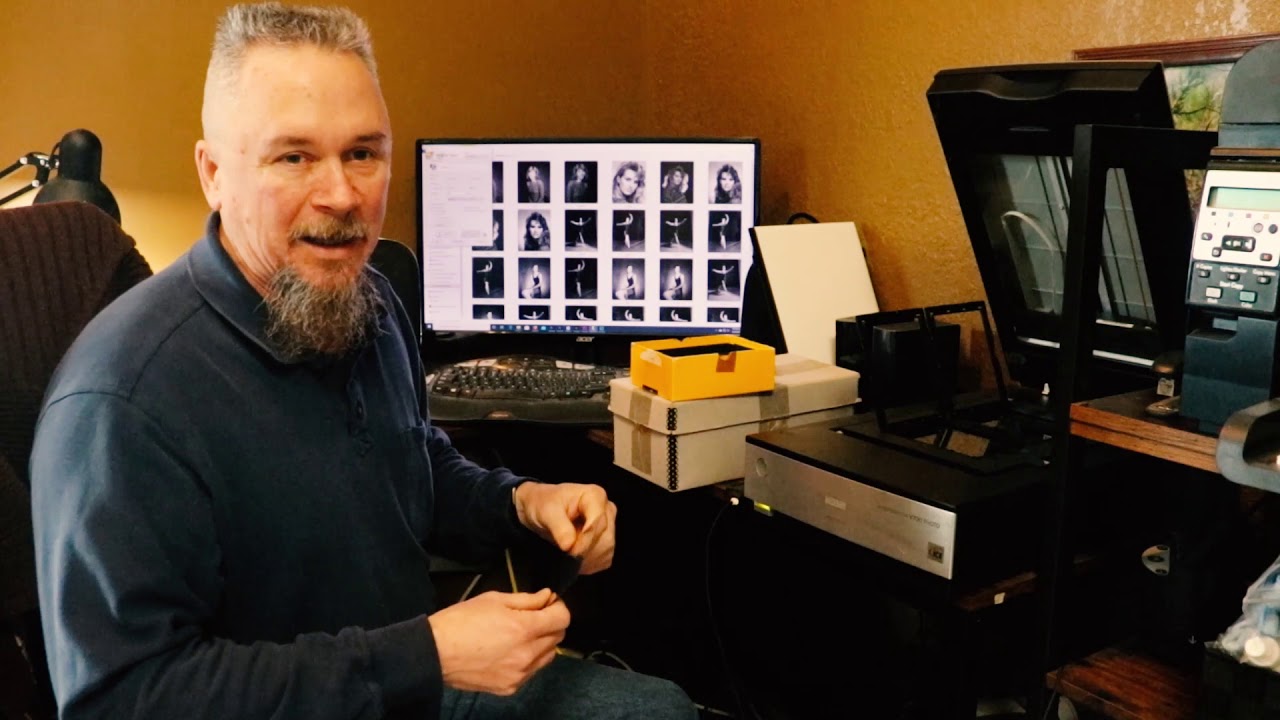 Digitizing 4x5 Large Format film negatives - YouTube