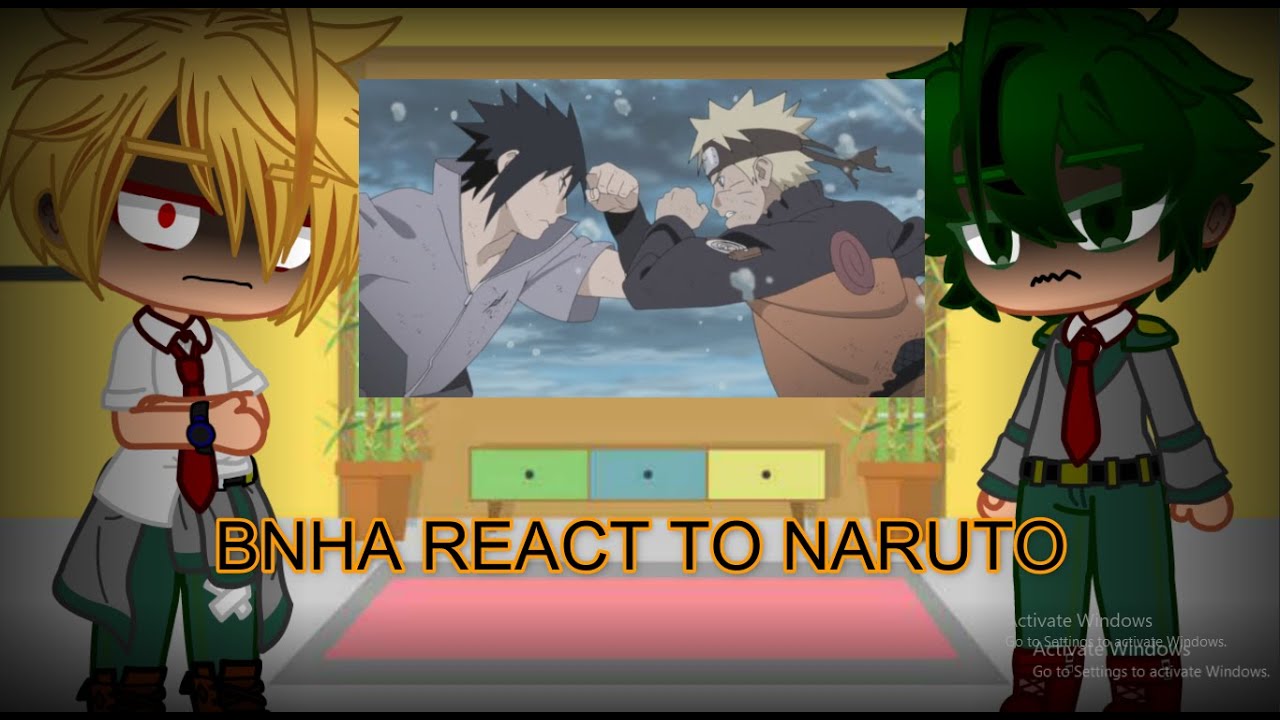 [Bnha react to "Naruto"] 2/2 - YouTube