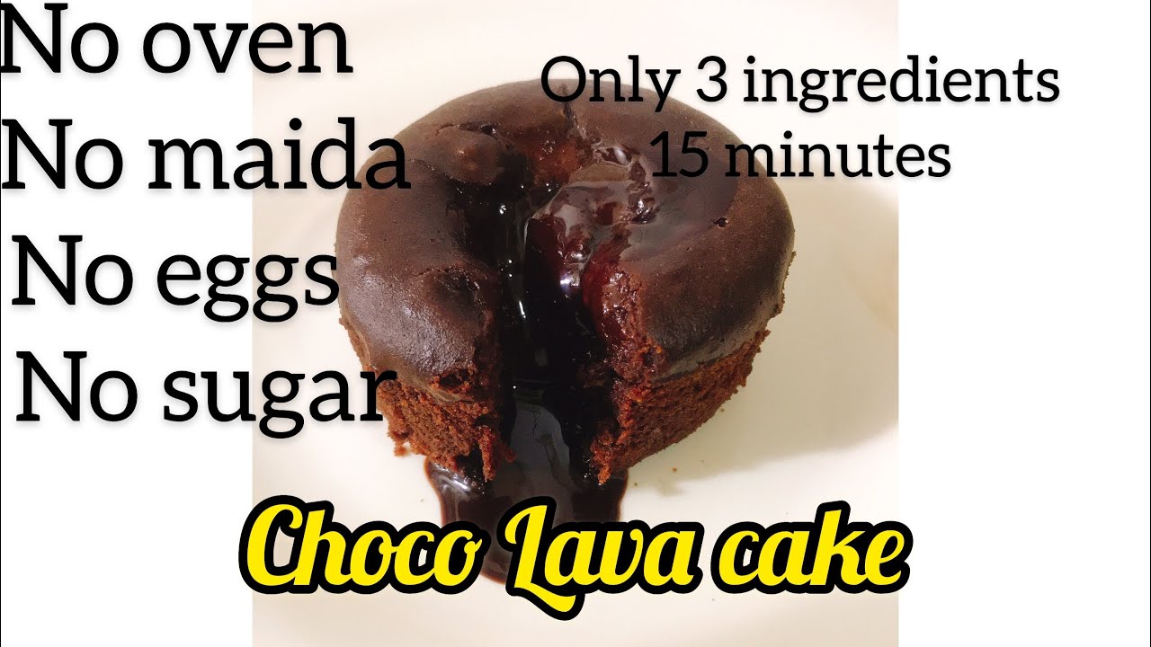 3 Ingredients Choco Lava cake! Lock down cake recipe by Shahi Foodz ...