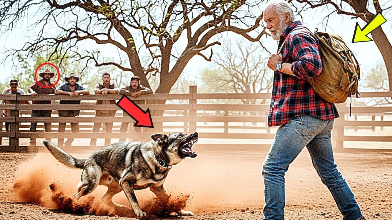 Nobody Could Tame This Wild, Aggressive K9 Dog — Until an Elderly ...