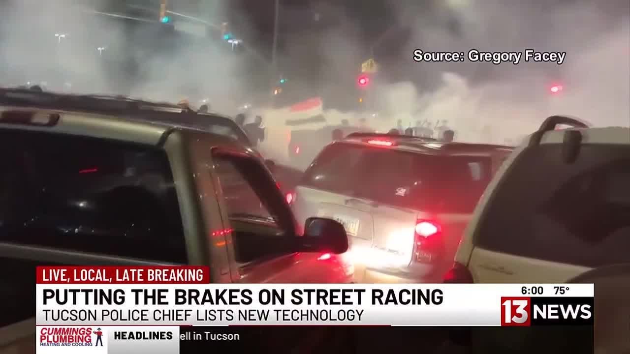 Tucson cracking down on street racing, takeovers - YouTube