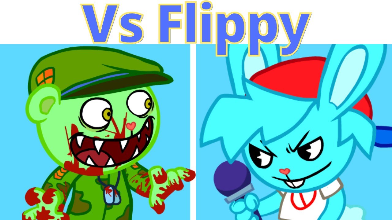 Friday Night Funkin' VS Flippy - Happy Tree Funkers (FNF Mod) (Happy ...