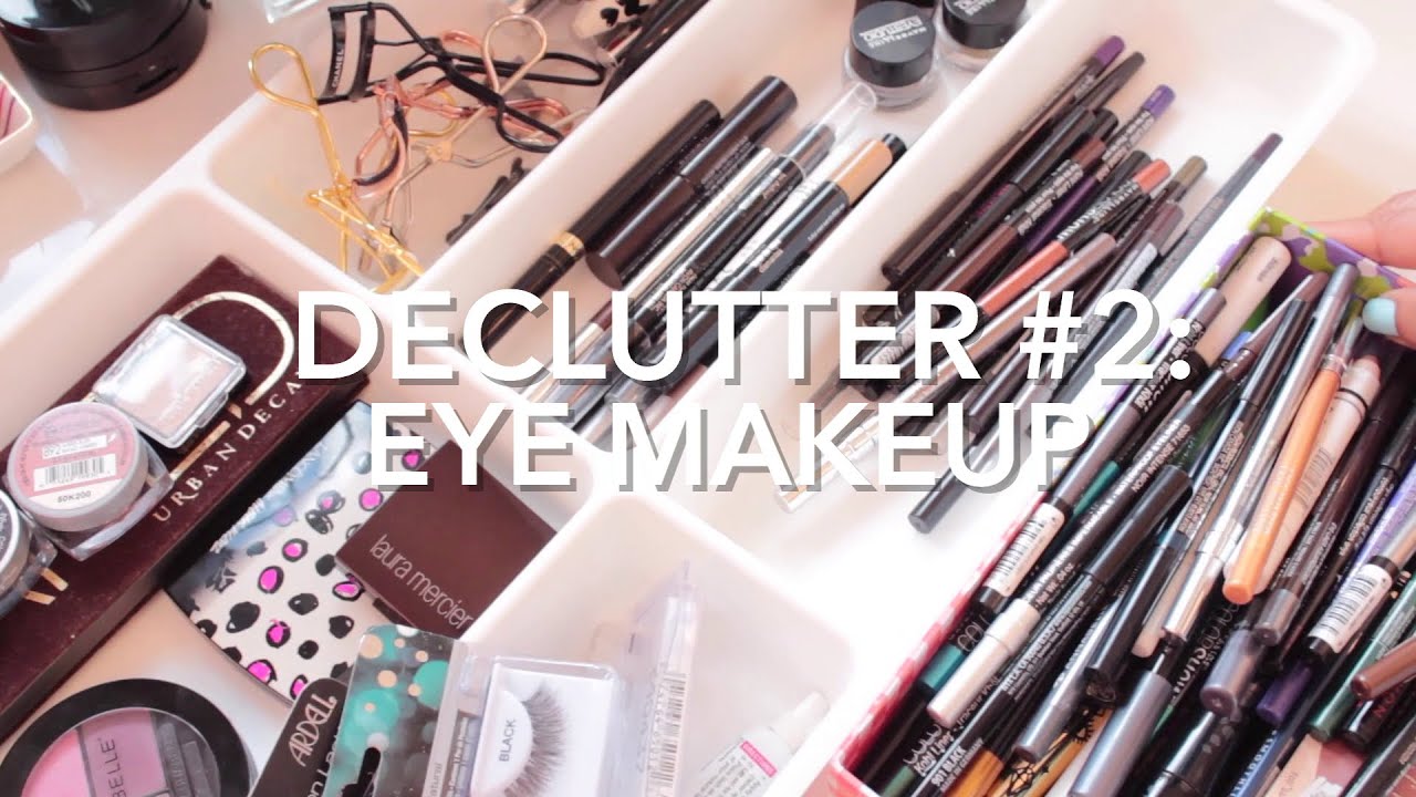 Makeup Declutter #2 | Eye Makeup - YouTube