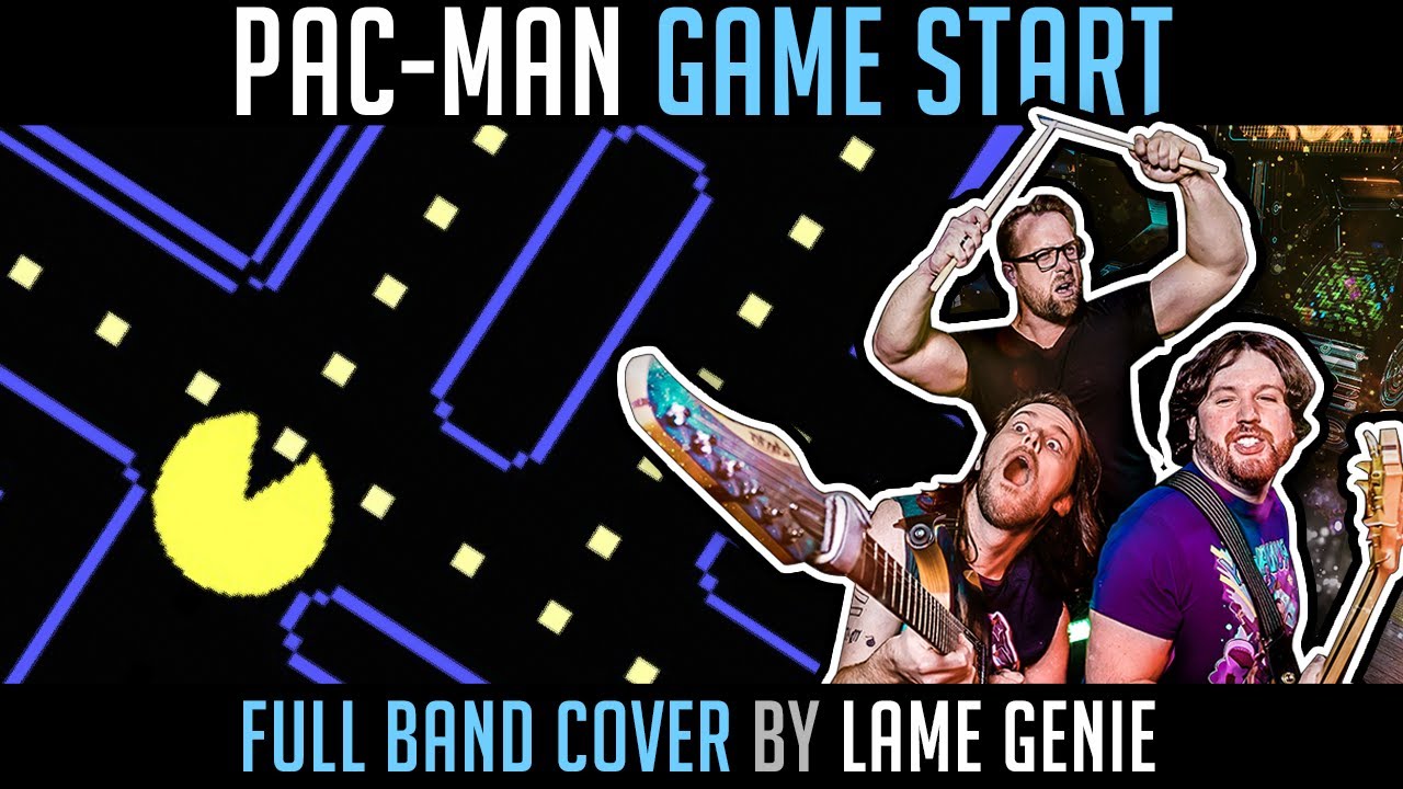 Pac-Man (Game Start) - Metal Music Video - Lame Genie - YouTube