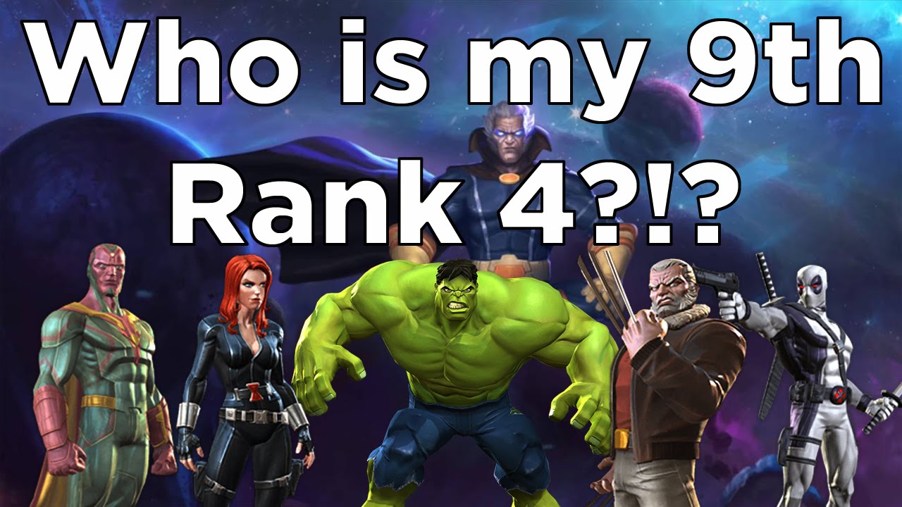 Who is my 9th Rank 4 Champion?!? - Marvel Contest of Champions - YouTube