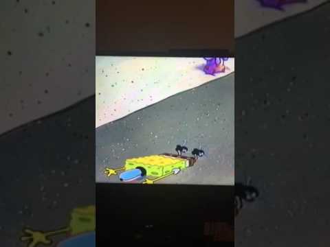Spongebob saying "I'm ready" while tripping over laces - YouTube