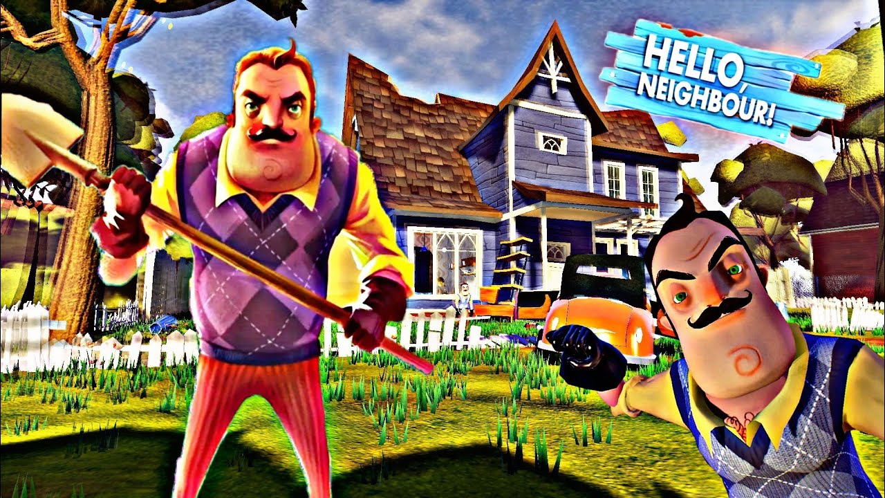 I FOUND THE RED KEY OF THE CAR IN HELLO NEIGHBOUR - YouTube