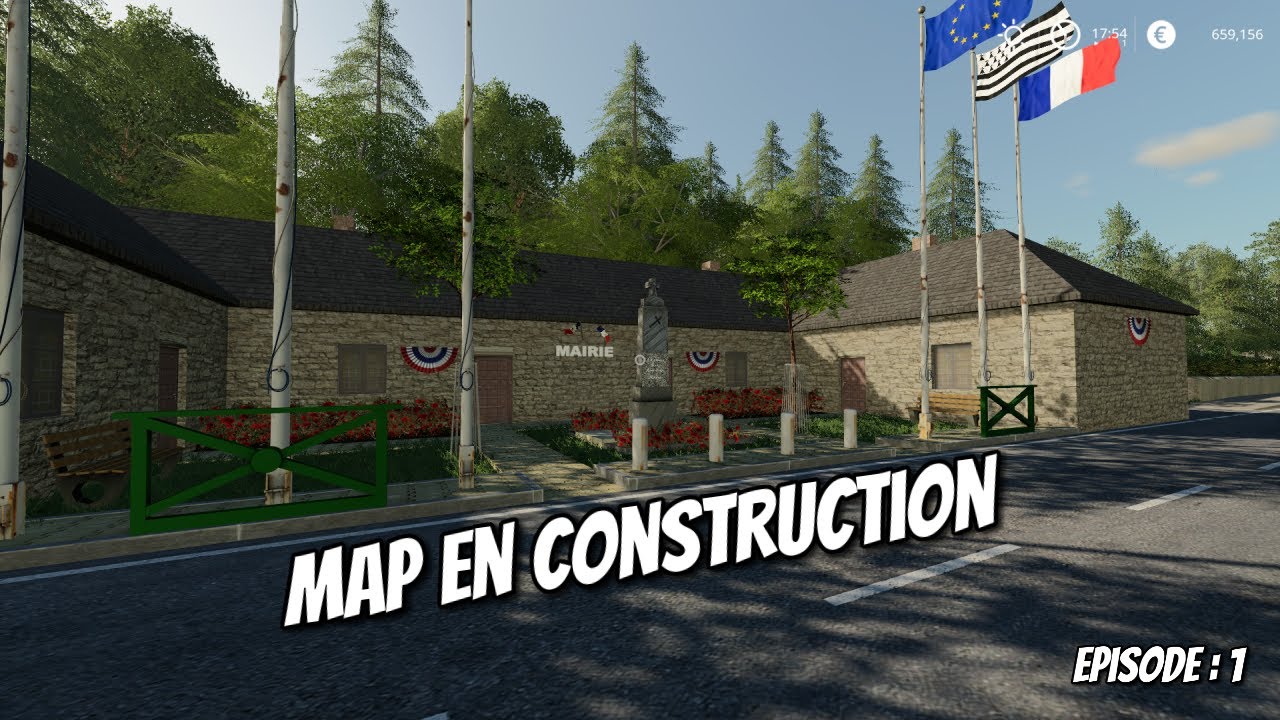 FS19 map en construction - YouTube
