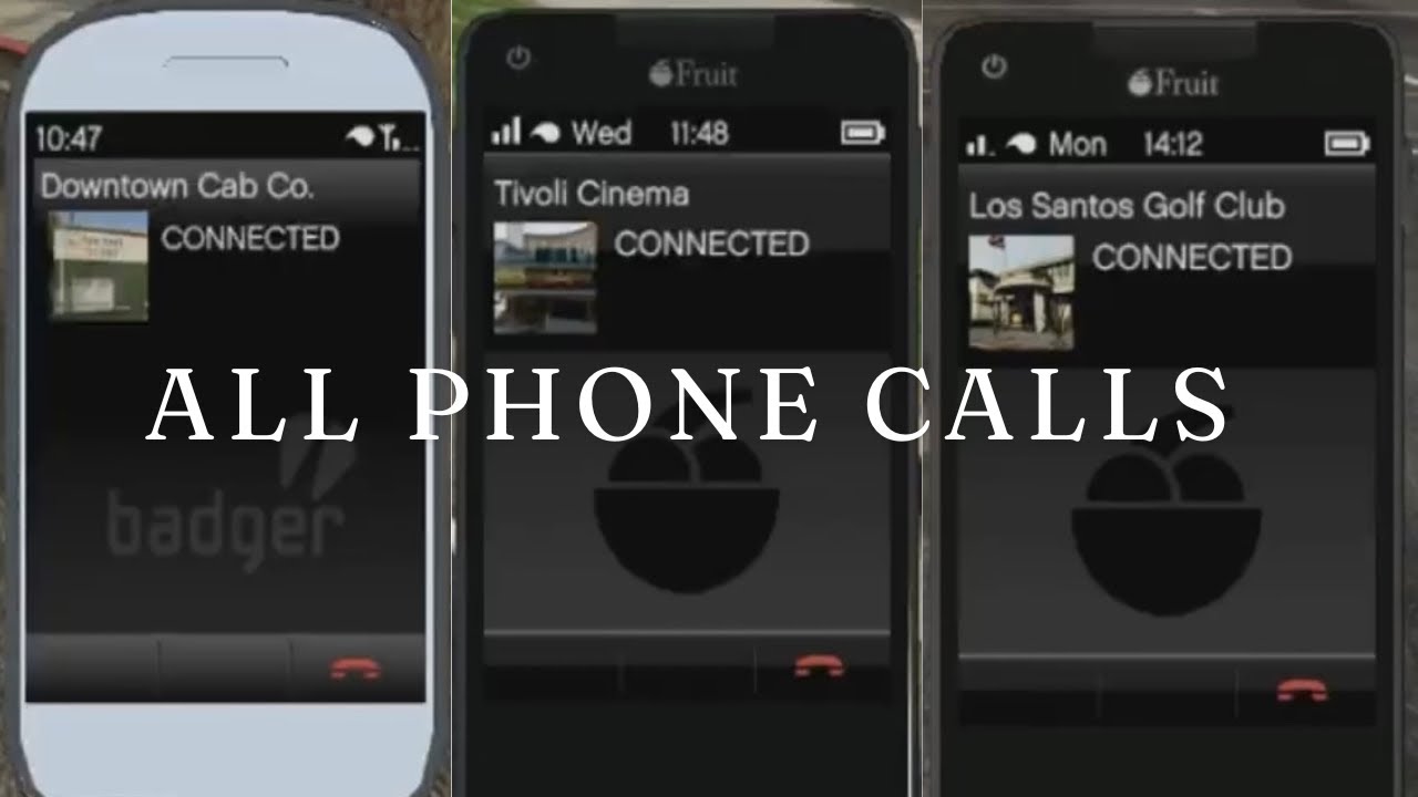 GTA V All Phone calls after Purchasing the Property - YouTube