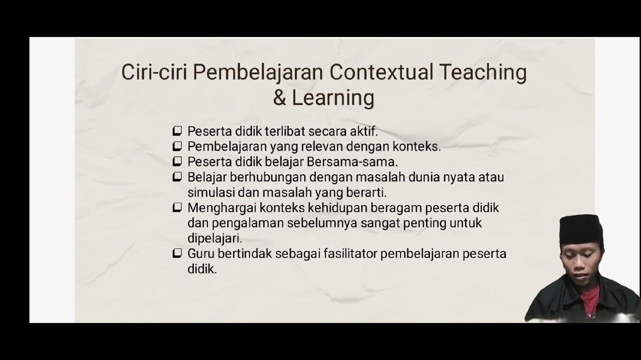 pembahasan sedikit CTL (Contextual Teaching & Learning - YouTube