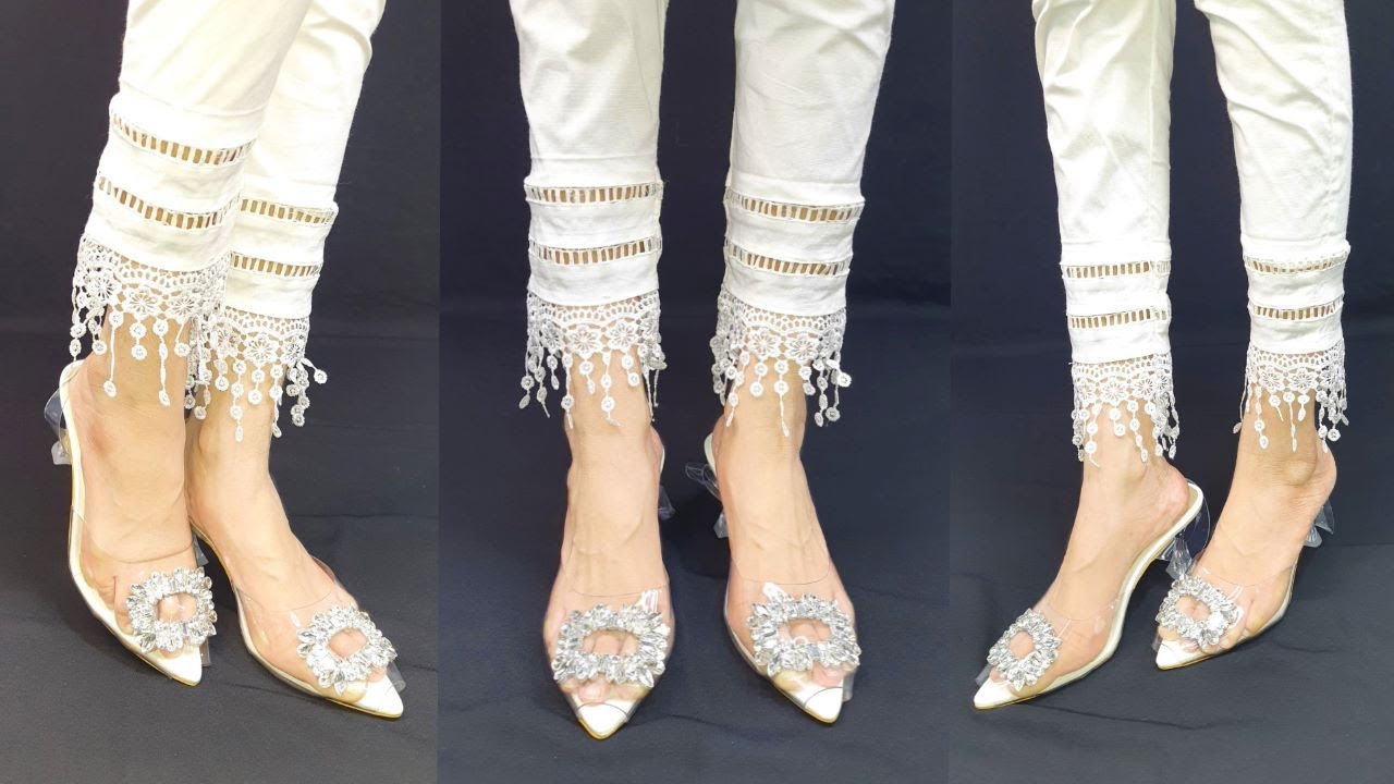 Pakistani style trouser pant design cutting and stitching/ Women ...