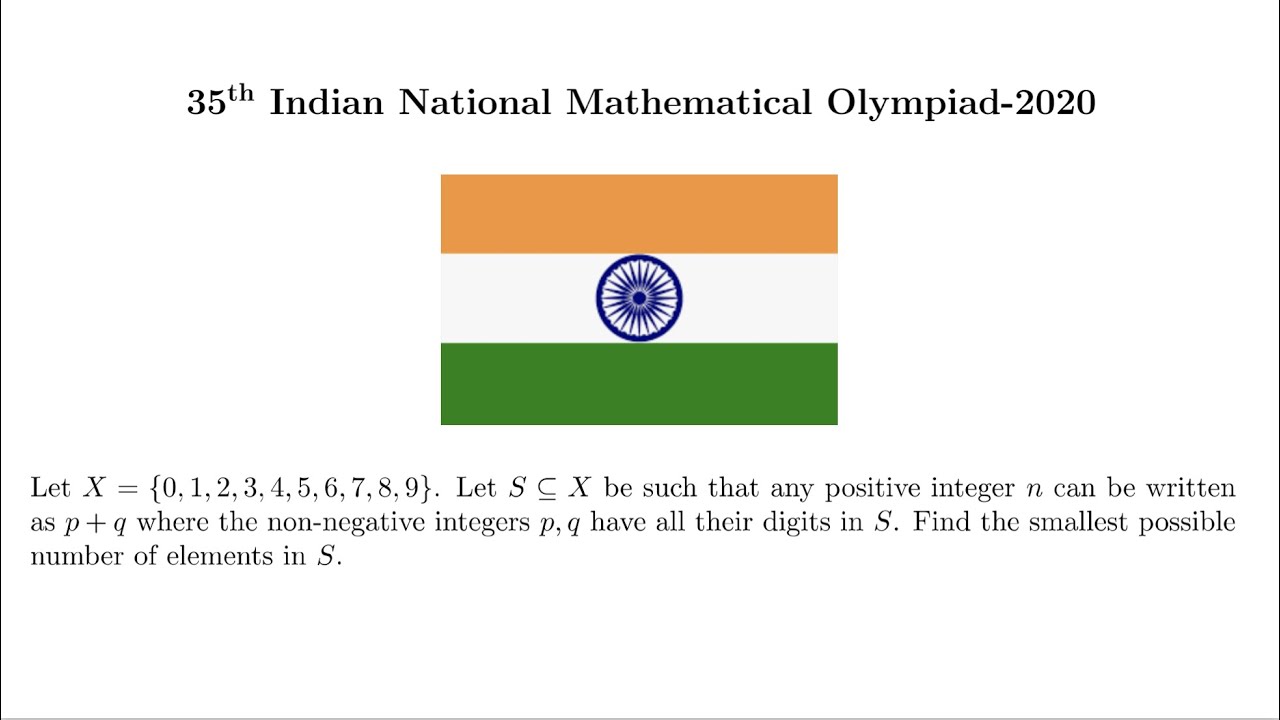 Can you solve this nice Indian Math Olympiad problem? - YouTube