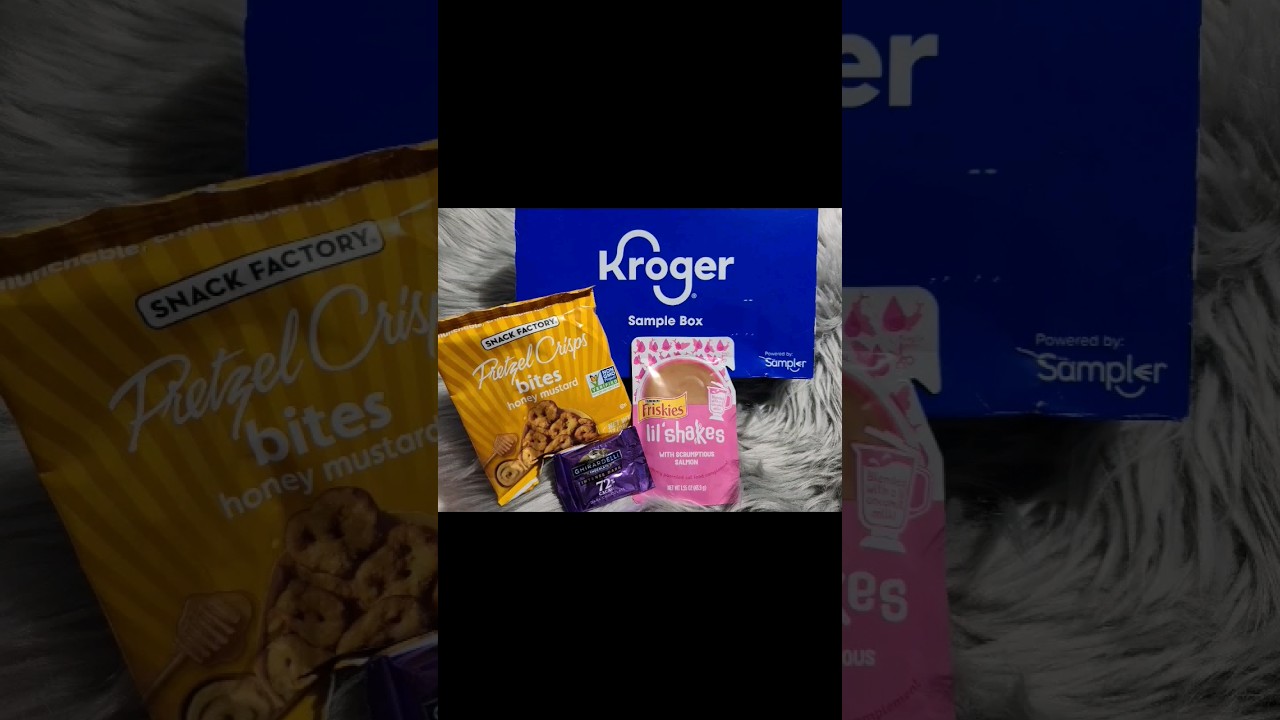 Unbox this Kroger Sample Box from Sampler with me! #Food #Samples # ...