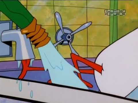 Cow and Chicken Chicken hates having a bath