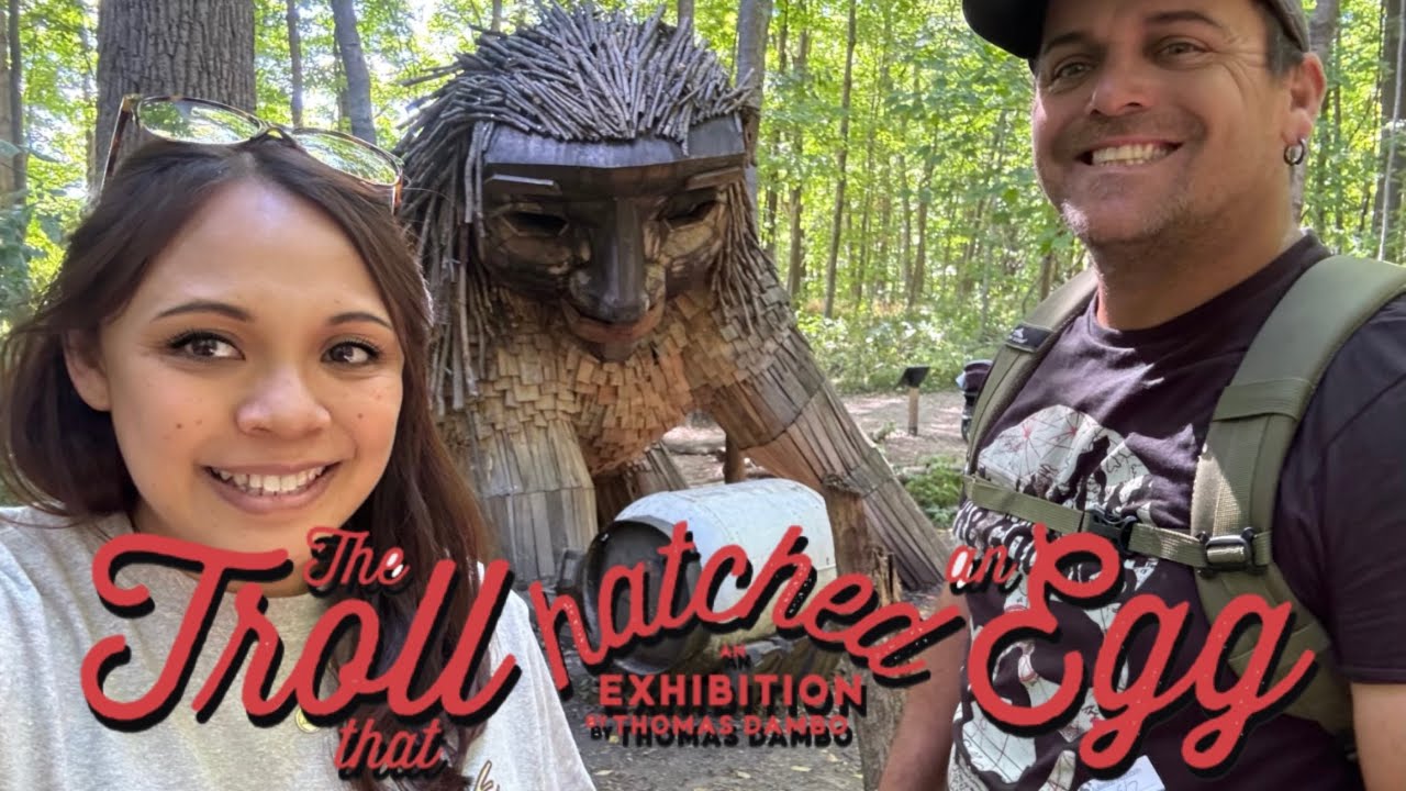 4k Thomas Dambo troll hunting in Ohio - YouTube