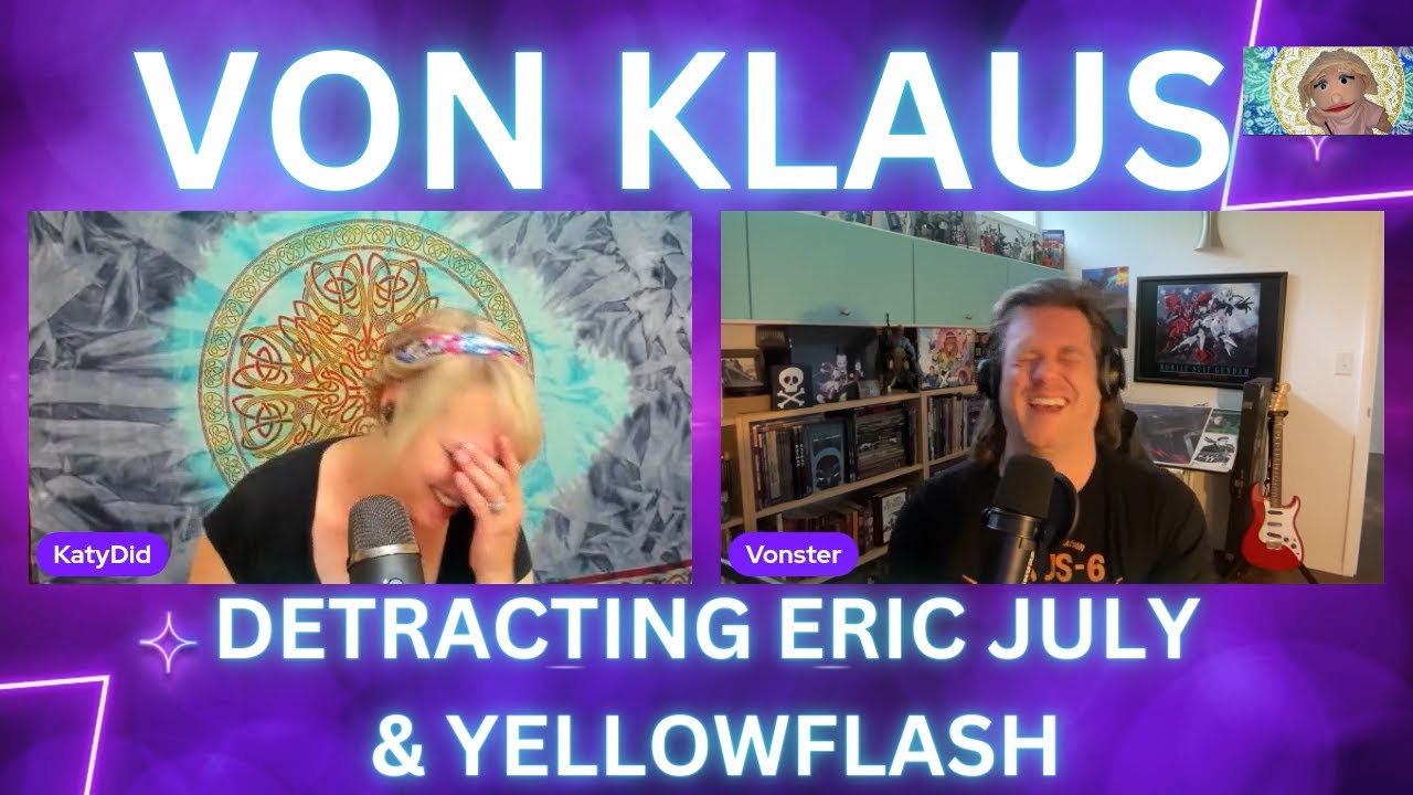 VON KLAUS Detracting ERIC JULY & YELLOWFLASH | Stream Clip of GOOD MORNING COMICSGATE! - YouTube