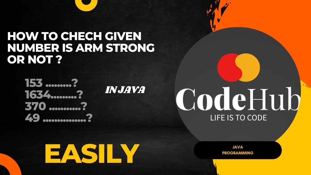 How To Check If A Number Is An Armstrong Number In Java Step By Step Guide Armstrong Num