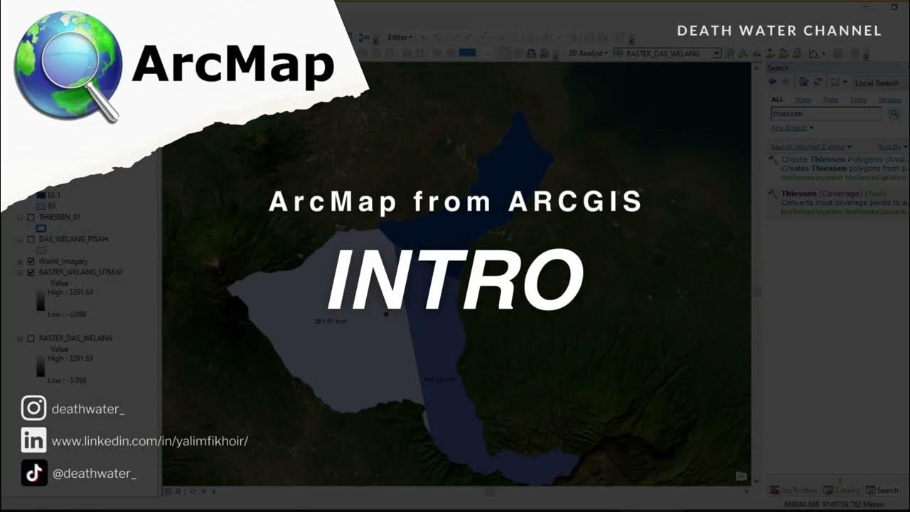 Intro/Pengenalan ArcMap ArcGIS - YouTube