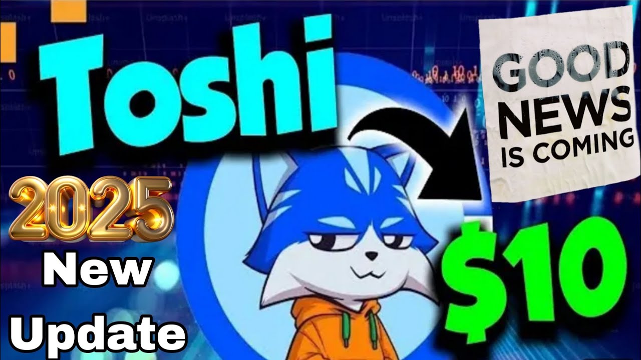 Toshi Coin Price Prediction 2025 ? Toshi Coin New Update ! toshi coin ...