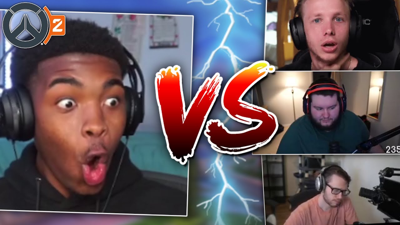 So i went up against a streamer stack on overwatch 2 ft ( Flats, jay3 ...