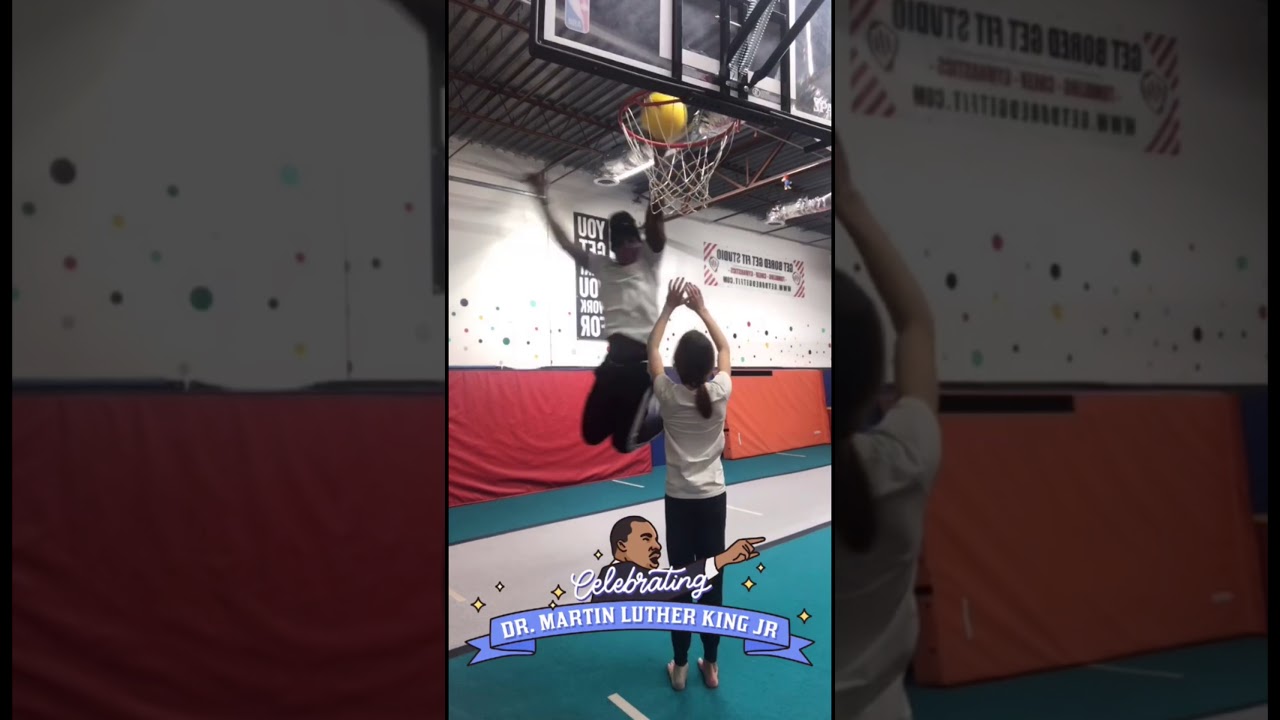 Coach Dunking On His Student For Dr. Martin Luther King’s Birthday ...