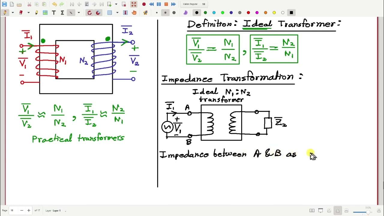 Electrical Technology: How to solve circuits with an ideal transformer ...