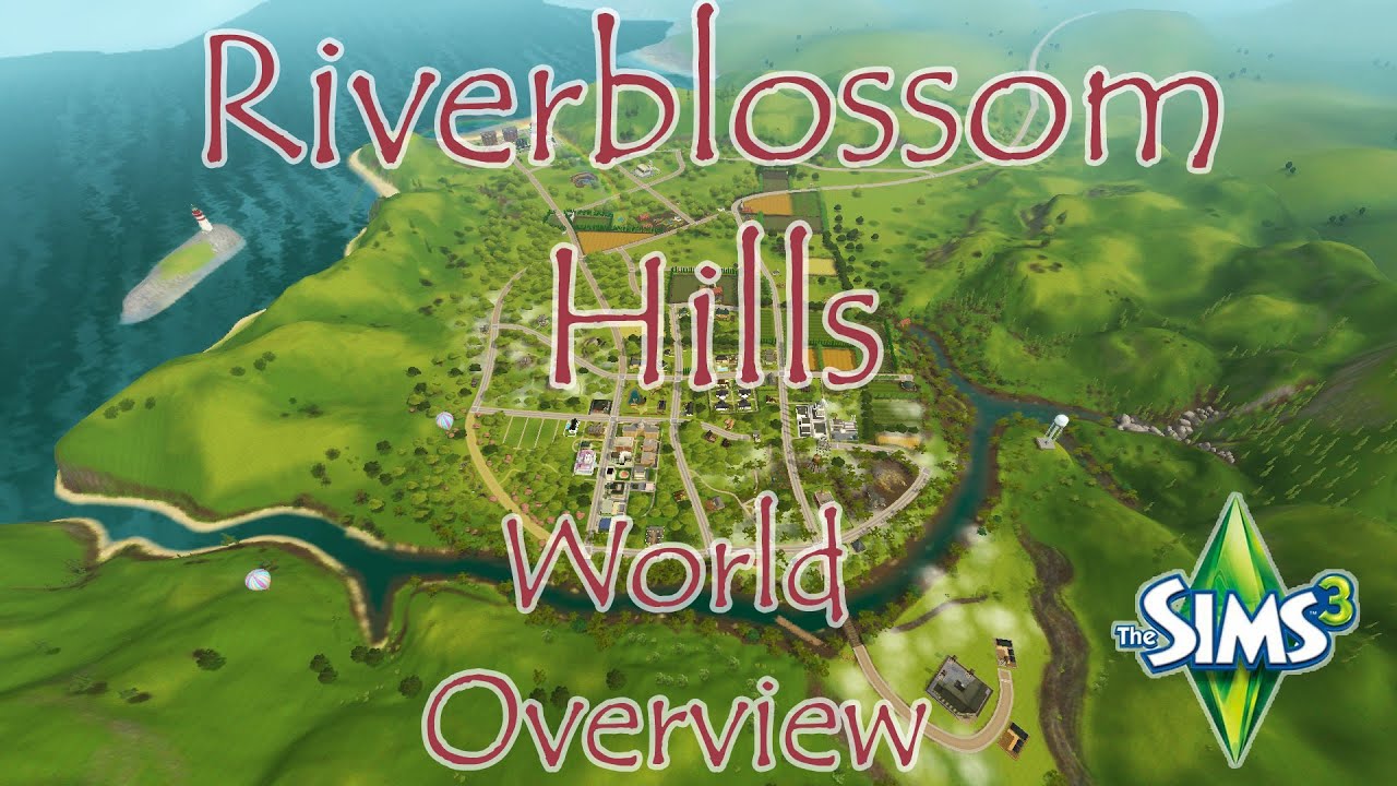 Recreation of The Sims 2 World Riverblossom Hills! // Custom World ...