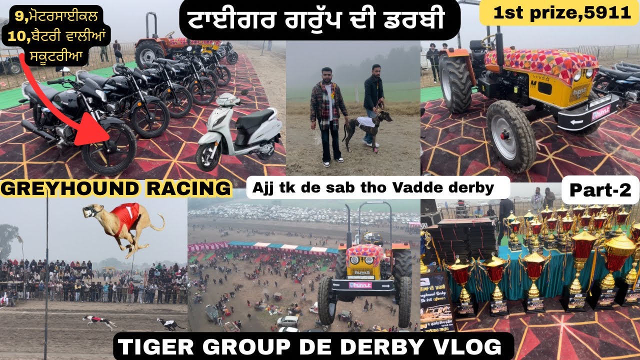 Part-2, TIGER GROUP DE DERBY DA VLOG 1st 🥇prize,5911,Tractor ...
