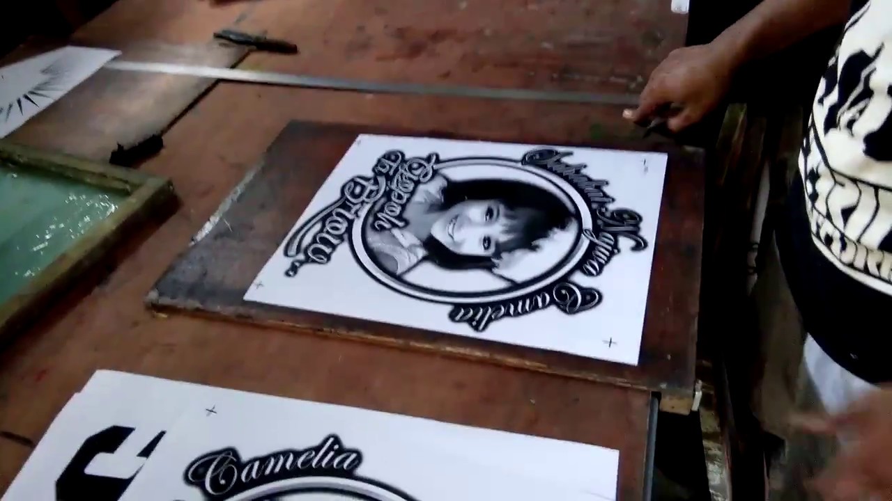 tutorial bikin register sablon spot colour - YouTube