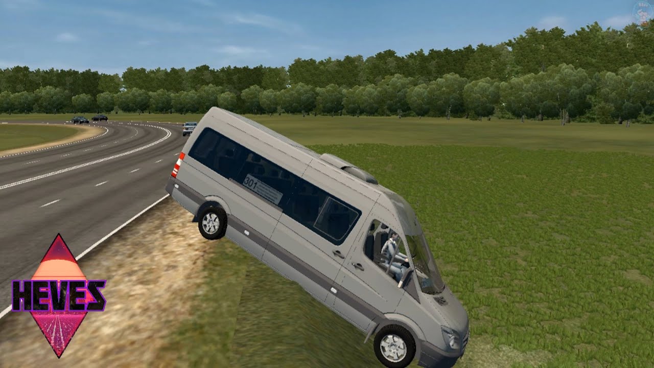 City Car Driving - Mercedes-Benz Sprinter 313CDI // Fast Driving ...