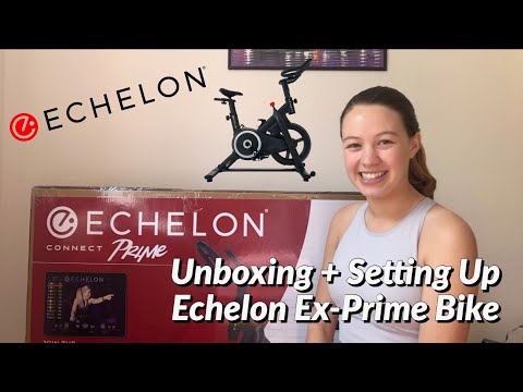UNBOXING + ASSEMBLING ECHELON EX-PRIME SMART CONNECT FITNESS BIKE || PELOTON ALTERNATIVE??