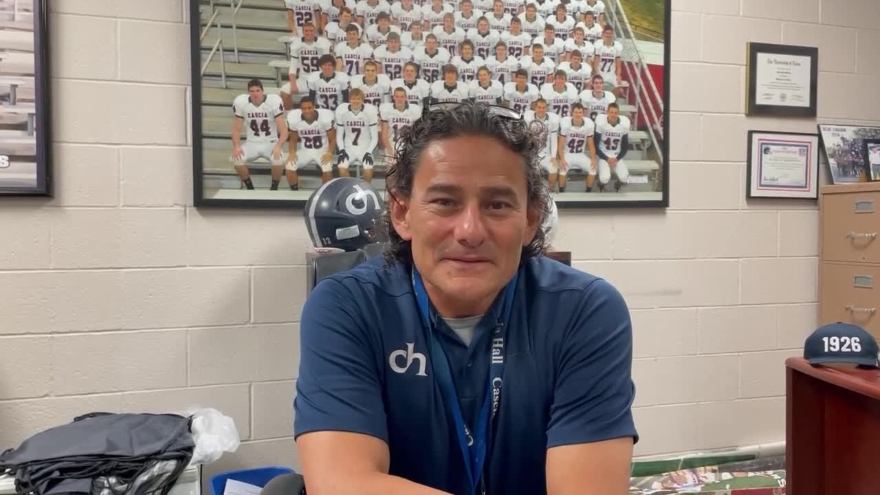 Cascia coach Joe Medina previews his football team’s season - YouTube