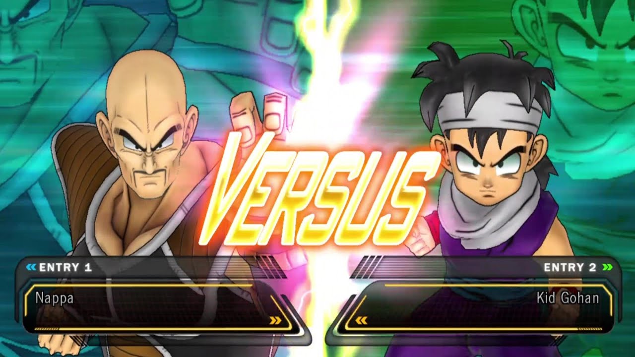 Dragon Ball Z: Ultimate Tenkaichi | Nappa vs Kid Gohan [Requested ...