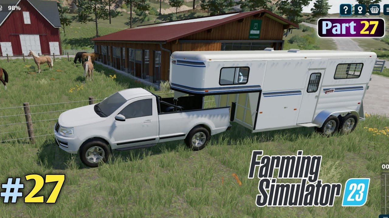 Fs23 Part 27 | Fs23 mobile gameplay This trailer is used to transport ...