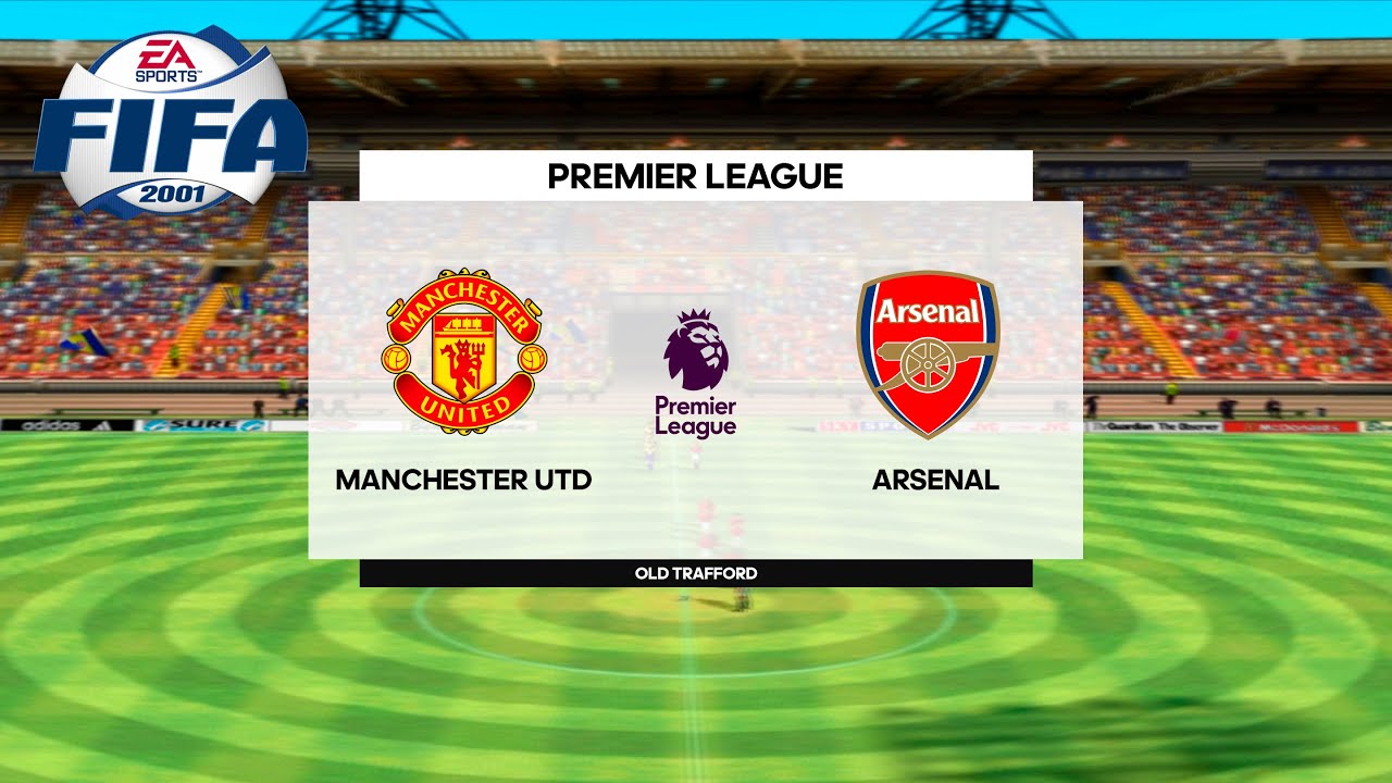FIFA 2001 - Manchester United vs Arsenal - Gameplay Playstation 2 HD ...