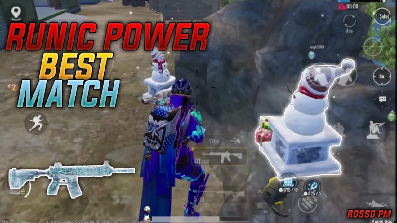 Insane match🔥 | RUNIC POWER | Pubg Mobile - YouTube