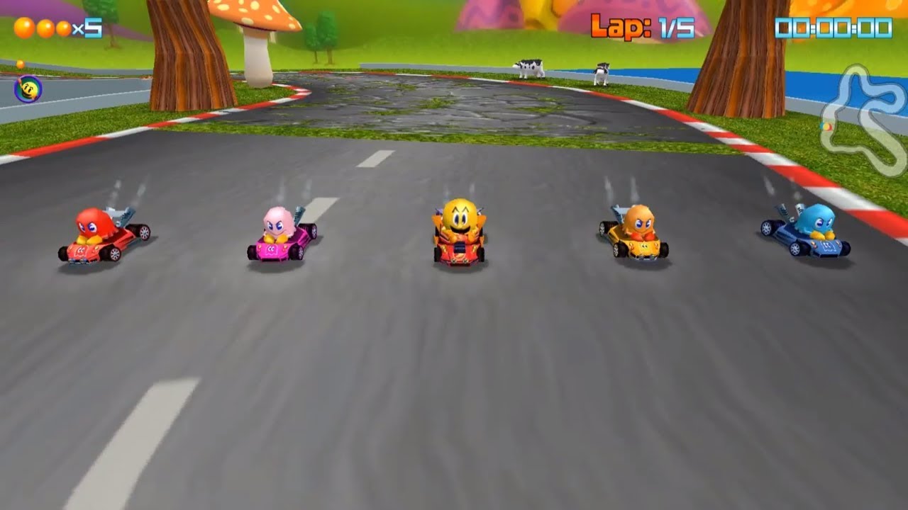 PAC MAN kart rally CHASE # 2 - YouTube