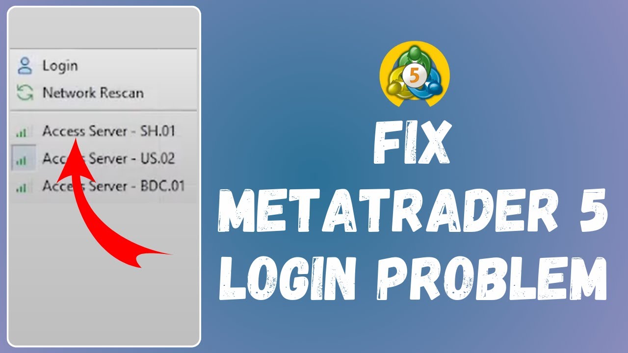 How To Fix MetaTrader 5 Login Problem 2024 - YouTube