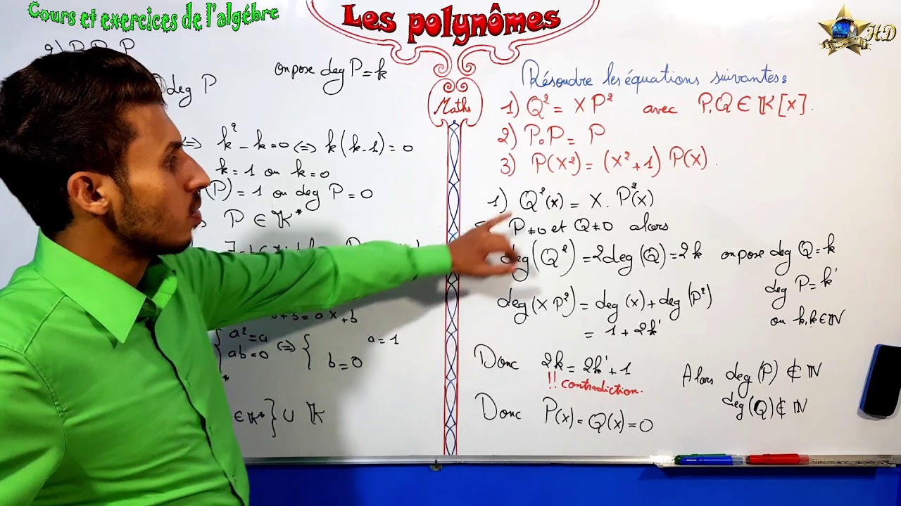 Exercice 1 dans Les polynômes Partie 2 - YouTube