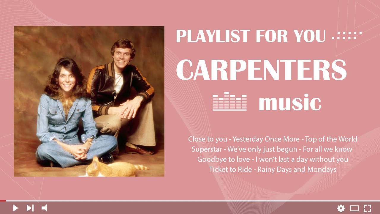 Carpenters Non Stop Songs | Playlist for You - YouTube