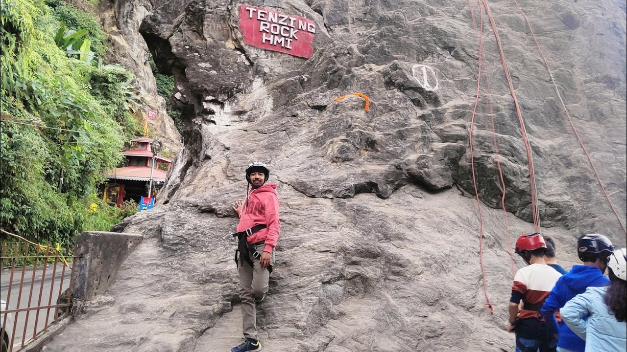 First Time Rock Climbing At HMI Tenzing Rock Darjeeling | Adventurous ...