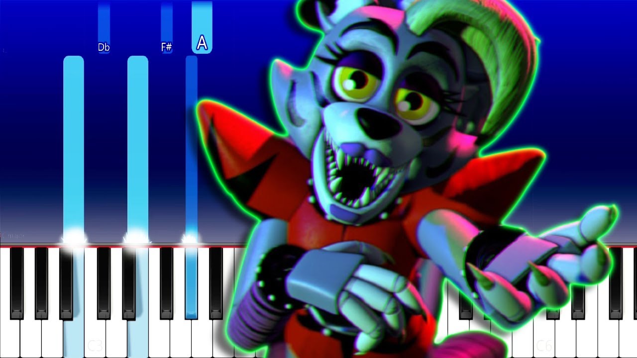 FNAF Security Breach - Elevator Music (Piano Tutorial) - YouTube