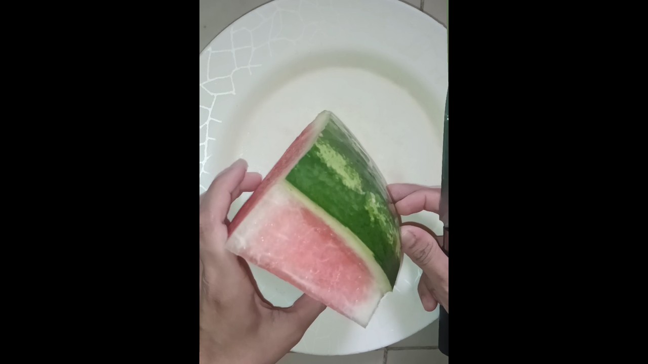 watermelon cutting hacks|watermelon #shorts - YouTube
