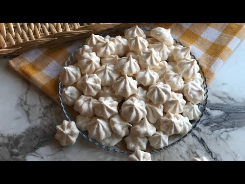 3 YUMURTA BEYAZIYLA 2 TEPSİ BEZE TARİFİ😍beze nasıl yapılır